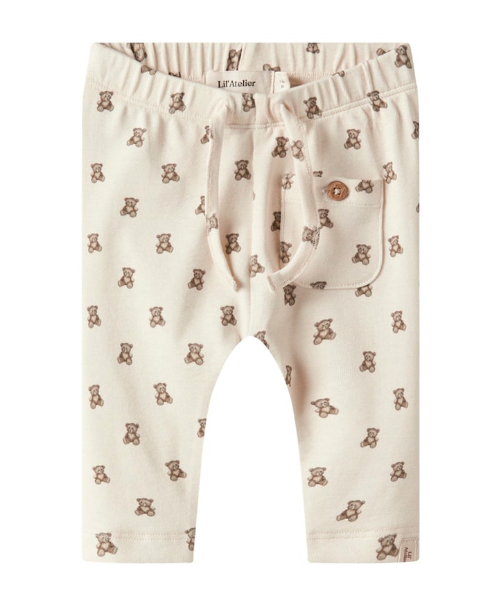 Lil' Atelier NBNGAYO ELI REG LIL NOOS meisjes broek ecru 190712