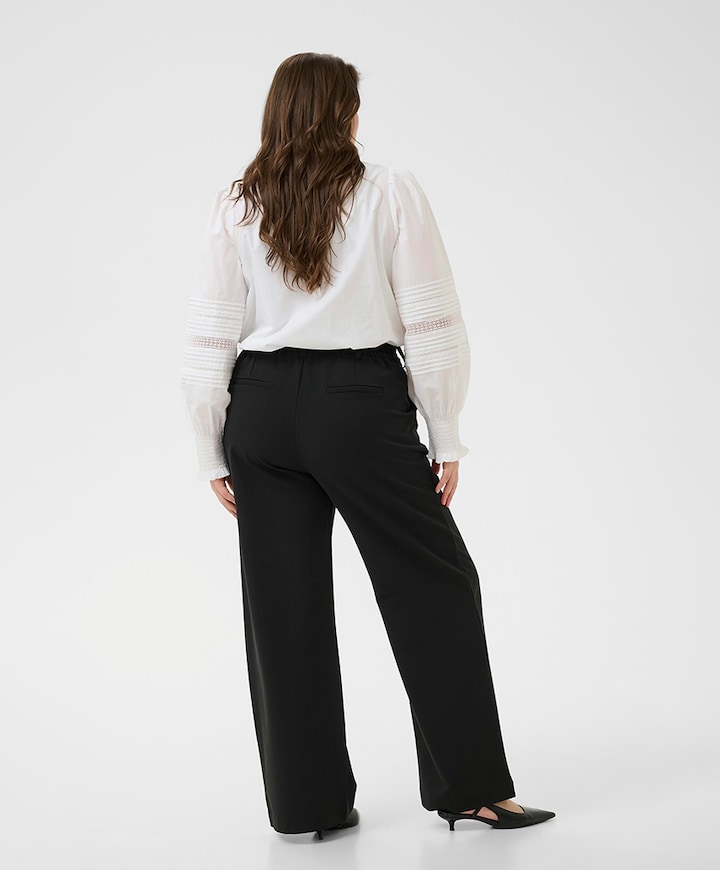 KAFFE Curve Dames blouse wit 172978 | Van Tilburg