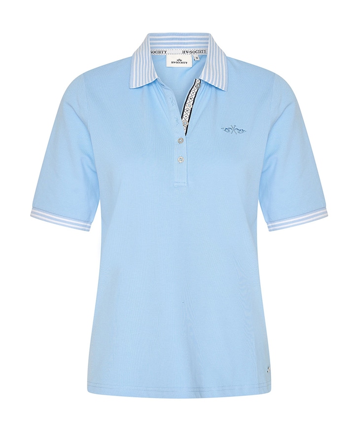 HV Society Polo blauw 108281 | Van Tilburg